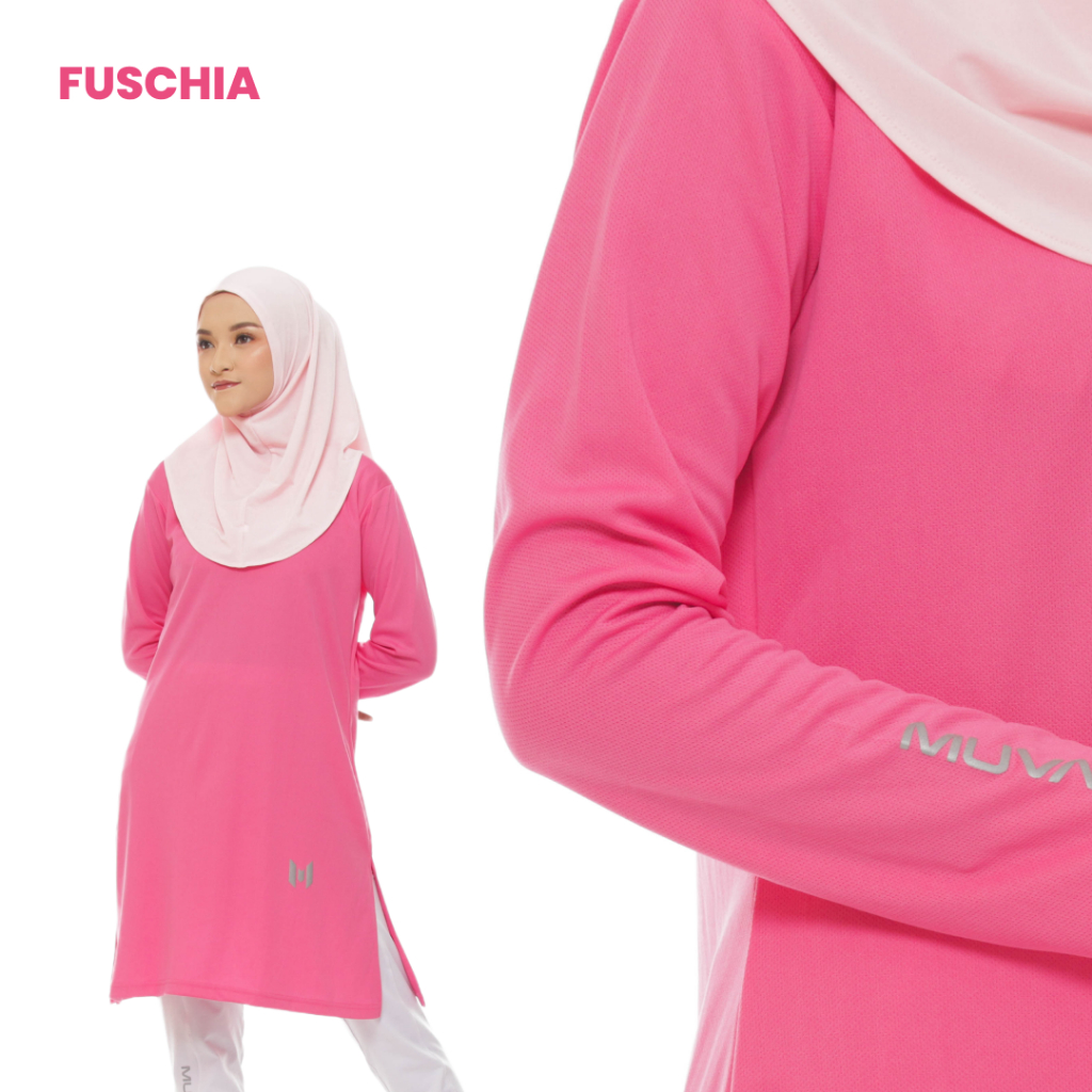 Jual Muvaz Kirana Jersey- Kaos Olahraga Muslimah Tunik | Shopee Indonesia