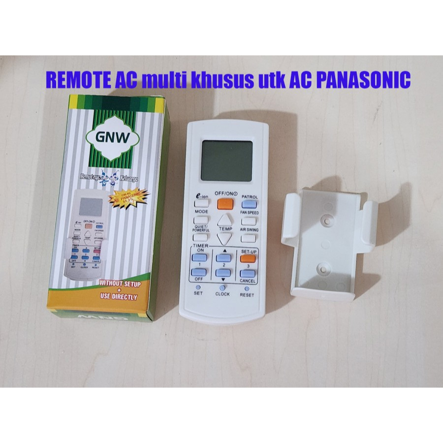 Jual GNW Remote AC Multi Panasonic E ion Patrol / Remot AC Panasonik ...
