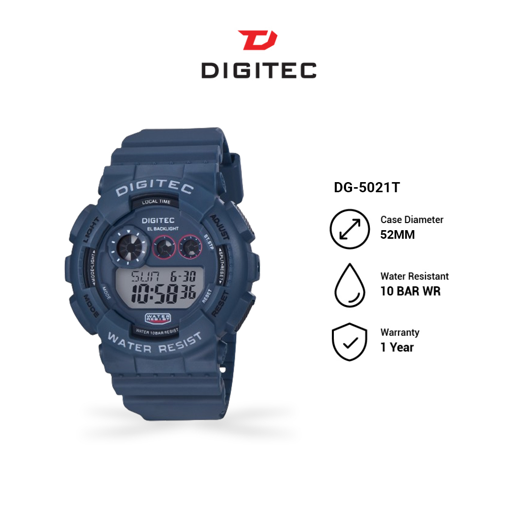 Jual JAM TANGAN DIGITEC DG-5021T PRIA SPORTY ORIGINAL | Shopee Indonesia