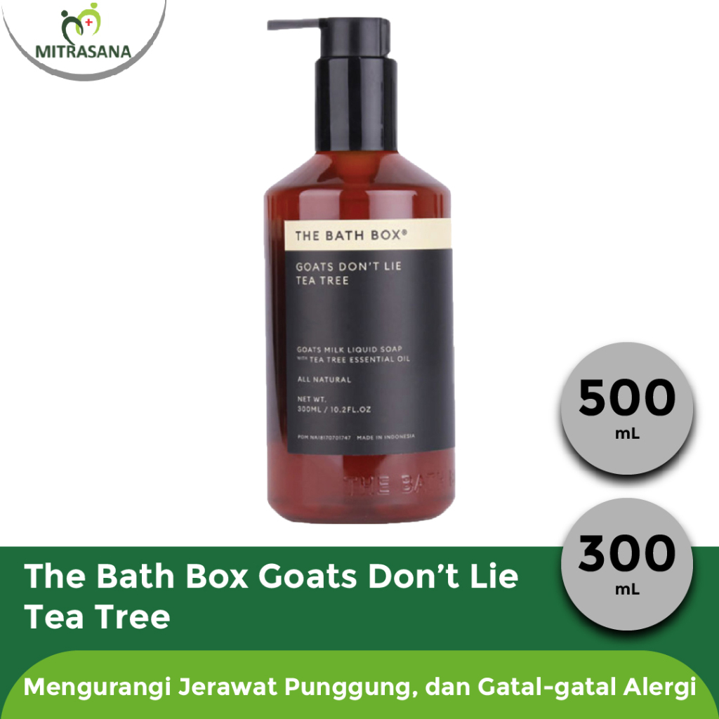 Jual THE BATH BOX - Goats Don't Lie Tea Tree Liquid Soap | Shopee Indonesia