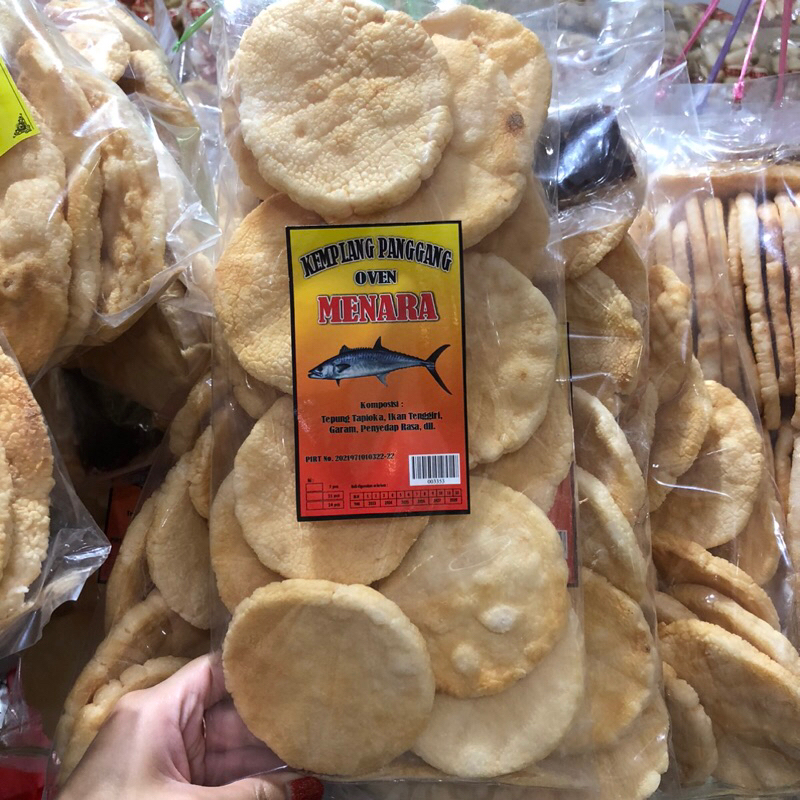 Jual Kemplang Bangka Panggang Cap Menara - Snack Bangka - Cemilan ...