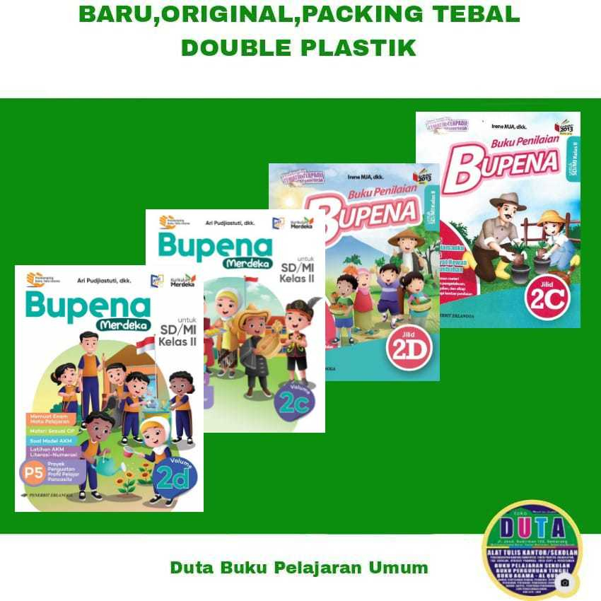 Jual Buku BUPENA Jilid 2C dan 2D Kelas 2 SD Semester 2 Edisi Revisi ...