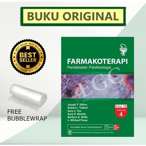 Jual ORIGINAL FARMAKOTERAPI PENDEKATAN PATOFISIOLOGI EDISI 10 VOL 4 ...