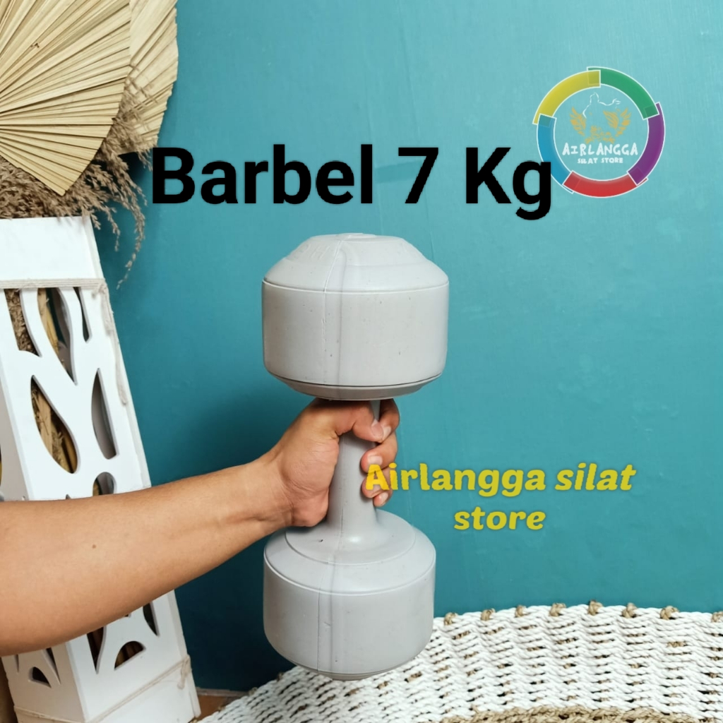 Jual 7 kg barbel PVC barbel 7 kg dumbel 7 kg | Shopee Indonesia