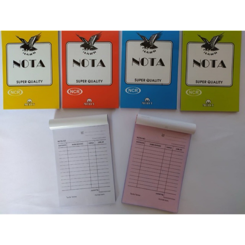 Jual Buku Nota Kecil 1 Ply 50 Lembar Tanpa Rangkap Paperline Mercy ...