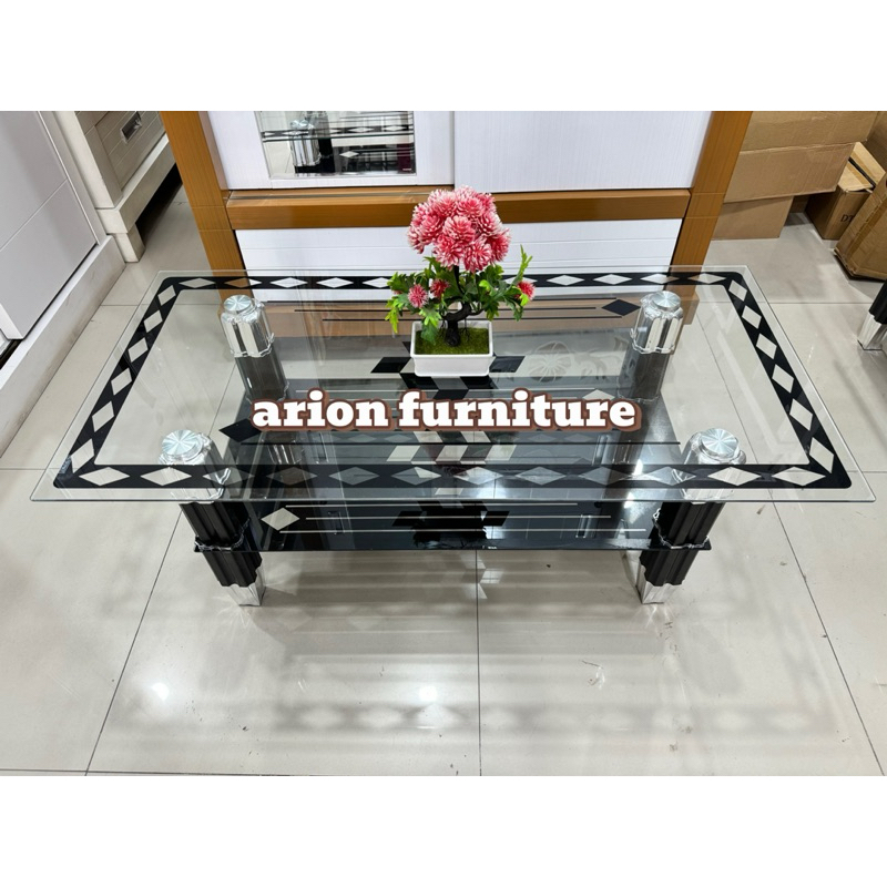 Jual Meja Tamu Kaca/Meja Tamu minimalis/meja sofa | Shopee Indonesia