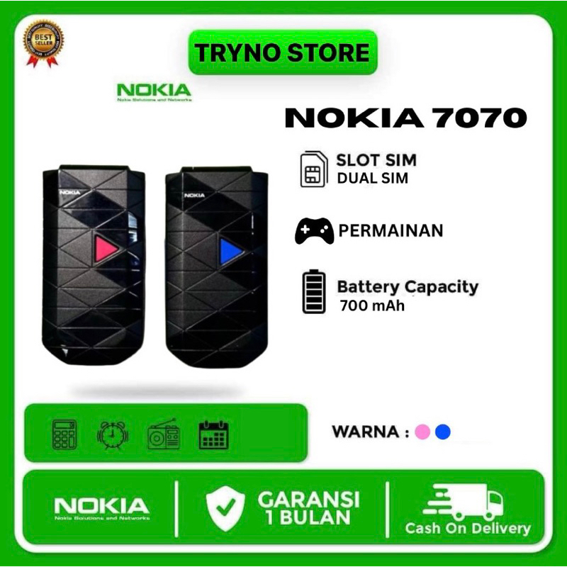 Jual Hp Nokia 7070 Single SIM terbaru dan Murah | Shopee Indonesia