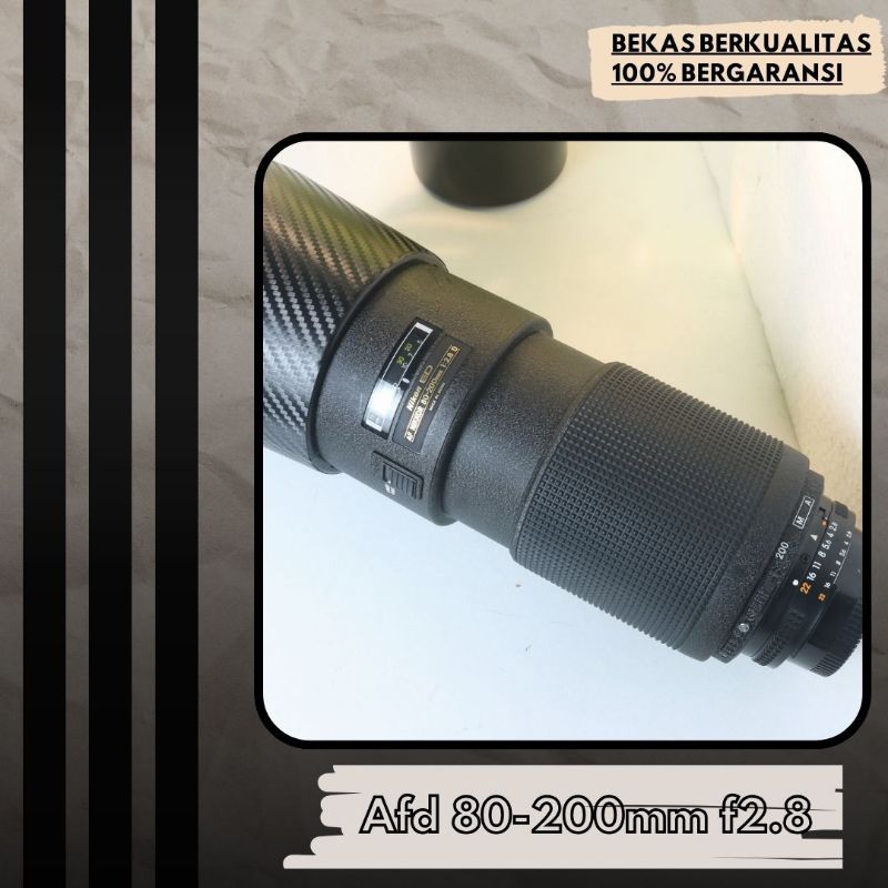 Jual lensa tele nikon Af 80-200mm f2.8 gen 1 lensa zoom terbaik nikon ...