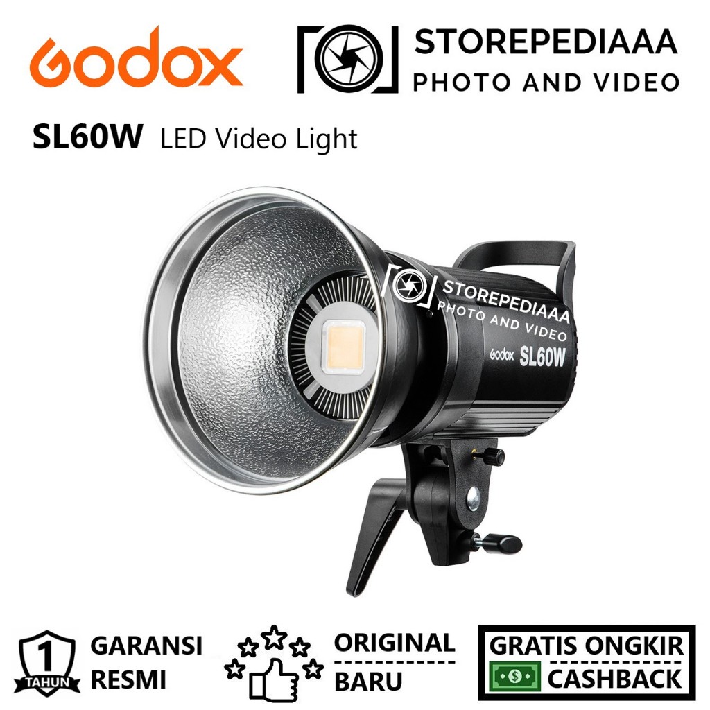 Jual Godox SL60W LED Video Light White SL60 SL 60W | Shopee Indonesia