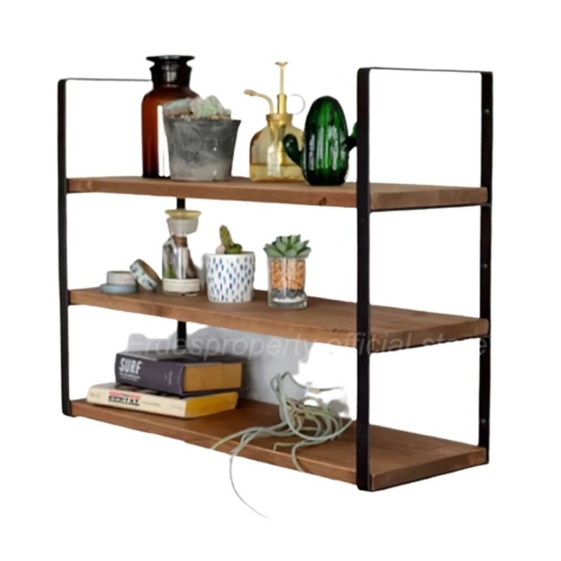 Jual rak dinding besi,hiasan dinding minimalis,,ukuran besar/rak ...