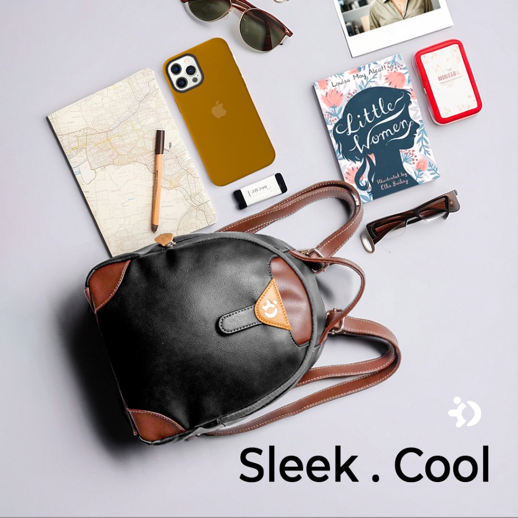 Jual Gotosovie ELSA MB 2.5 Mini Backpack. Tas Ransel Mini Wanita ukuran ...