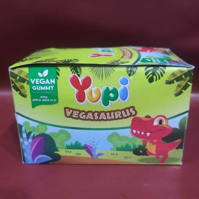 Jual Yupi Vegasaurus Per Box Isi 12Pcs - Permen Jelly Vegan Friendly ...
