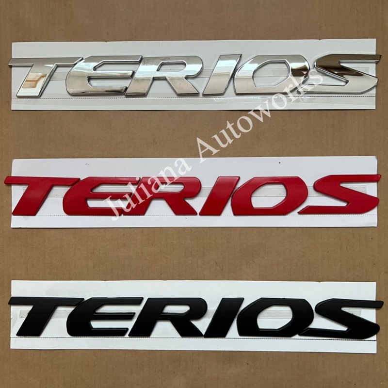 Jual Emblem Kap Mesin Mobil Terios Emblem Terios | Shopee Indonesia