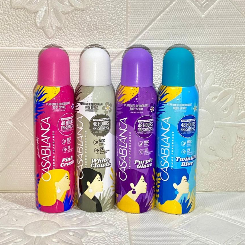 Jual Casablanca Women Perfumed Deodorant Body Spray Limited Edition ...