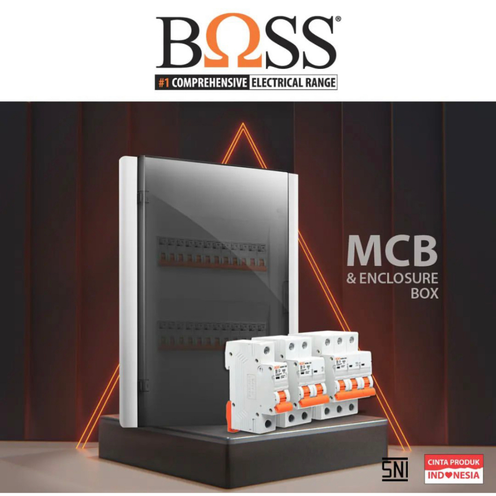 Jual MCB BOSS 1 POLE 6kA / MCB BOSS 1 Phase 6kA | Shopee Indonesia