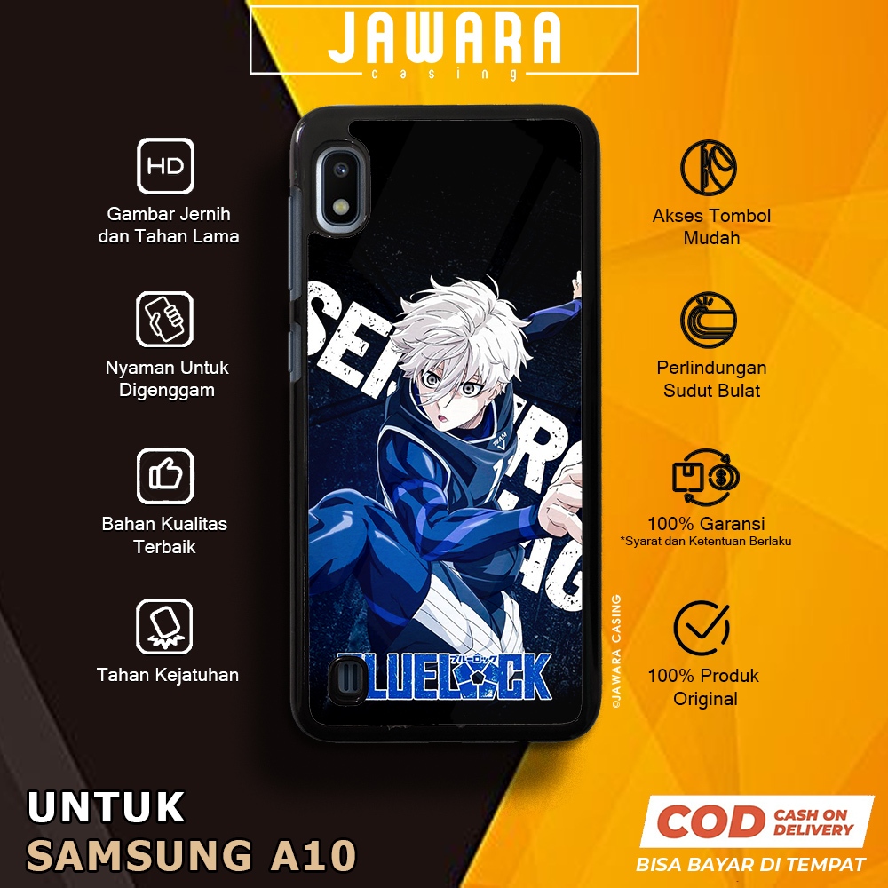 Jual Case Samsung A10 Casing Samsung A10 [BLLK] Premium Glossy Case Hp ...