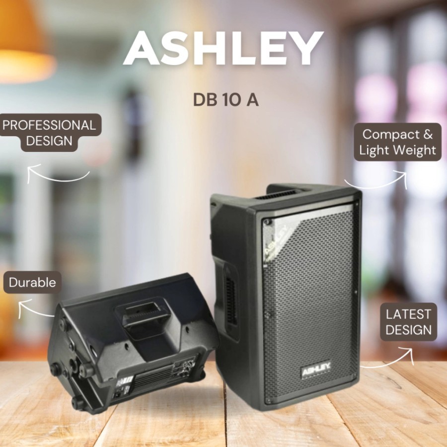 Jual Speaker monitor Aktif 10 Inch ASHLEY DB10A 140 watt Original harga ...