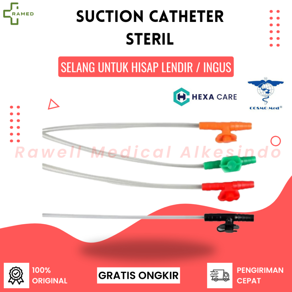 Jual Suction Catheter | Selang Suction Kateter | Alat Penghisap Lendir ...