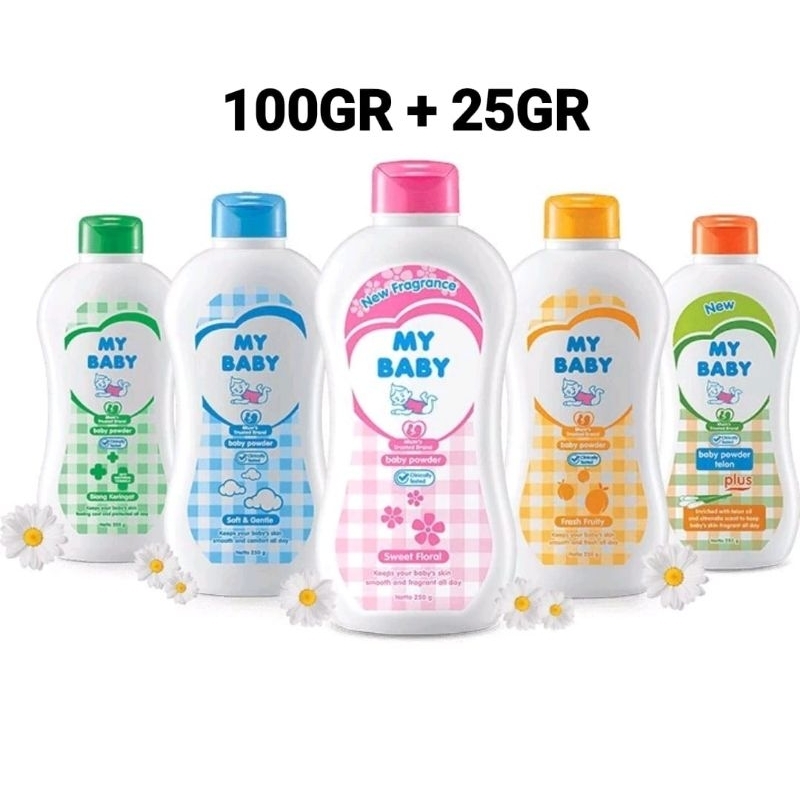 Jual My Baby Powder 100gr + 25gr Bedak Bayi Tabur Wangi Nourish&Smooth ...