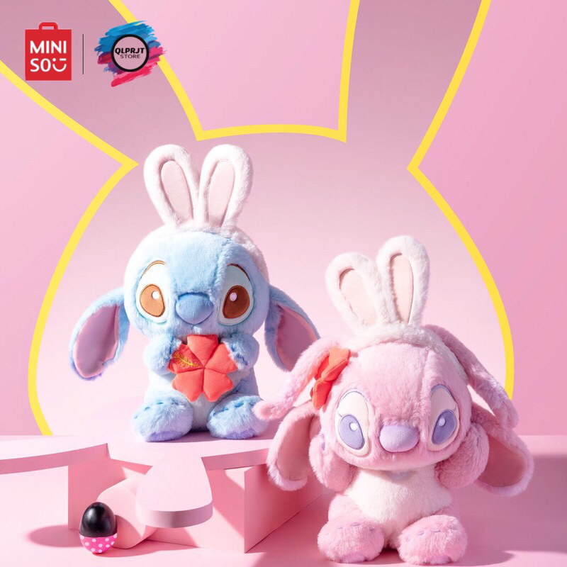 Jual Miniso Boneka Stitch Lucu Disney Stitch Costume Bunny Pluy Toy ...