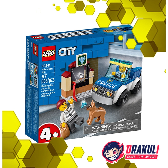 Jual Toys LEGO City - Police Dog Unit 60241 | Shopee Indonesia