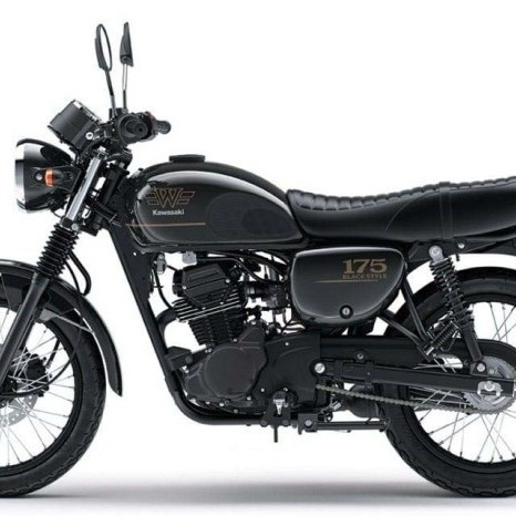 Jual Sticker Stiker Pattern Kawasaki W175 Cafe Black Style | Shopee ...