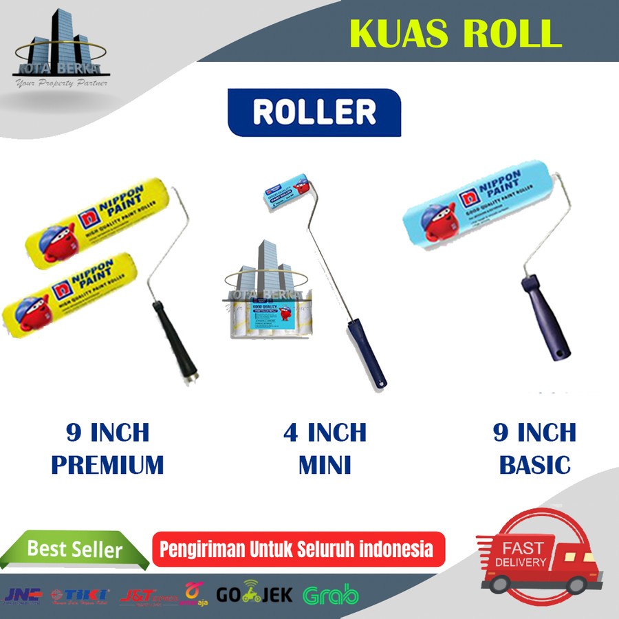 Jual KUAS ROLL NIPPON PAINT | Shopee Indonesia