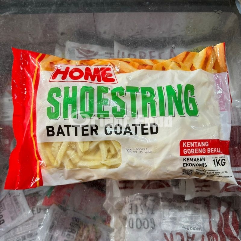 Jual Home Kentang Shoestring Batter Coated 1kg | Shopee Indonesia