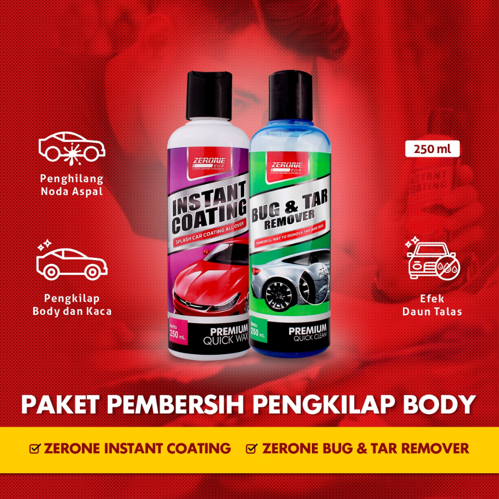 Jual Paket Perawatan Body Mobil Instant Coating Bug And Tar Remover ...
