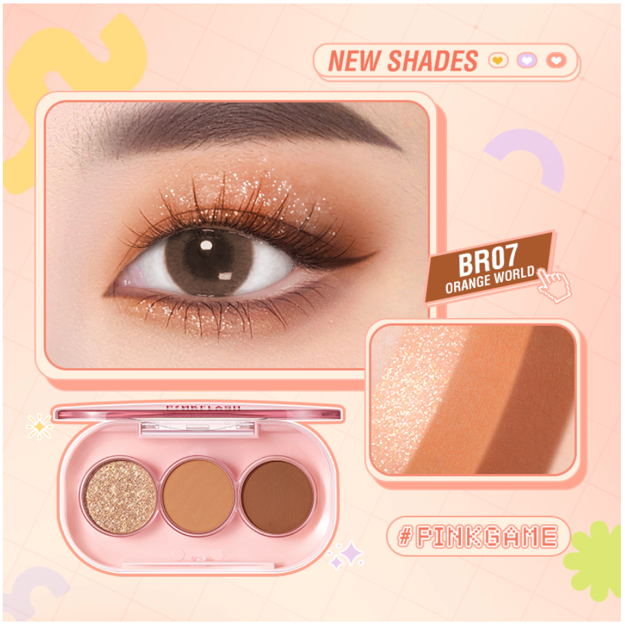 Jual PINKFLASH PINK FLASH 3 Pan Eyeshadow (E23) | Shopee Indonesia