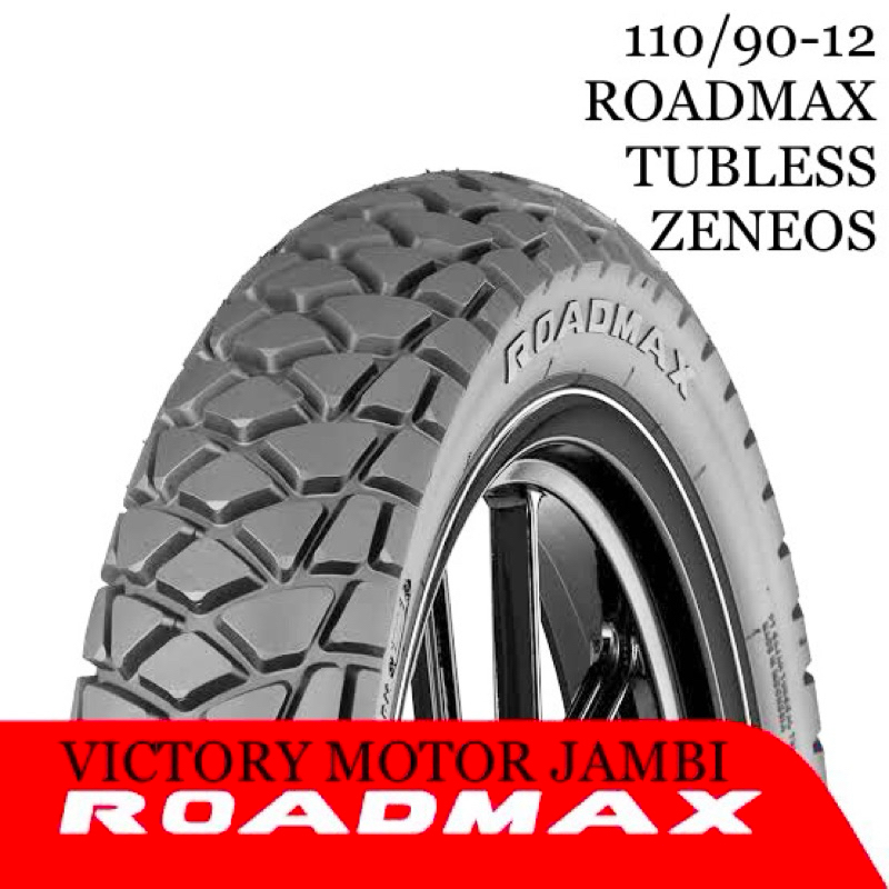 Jual BAN LUAR BELAKANG SCOOPY ESP 2017 110/90-12 ROADMAX TUBLESS ZENEOS ...