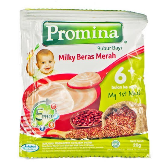 Jual PROMINA MILKY BERAS MERAH 20 GR X 8 Pcs | Shopee Indonesia