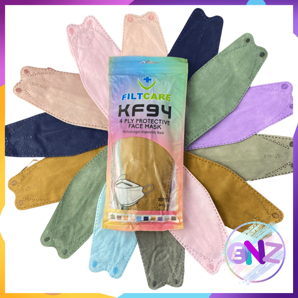 Jual ENZ ® MASKER KF94 KF 94 FILTCARE MIX WARNA WARNI 4PLY 4 PLY UKURAN DEWASA ISI 10 PCS 1067 ...