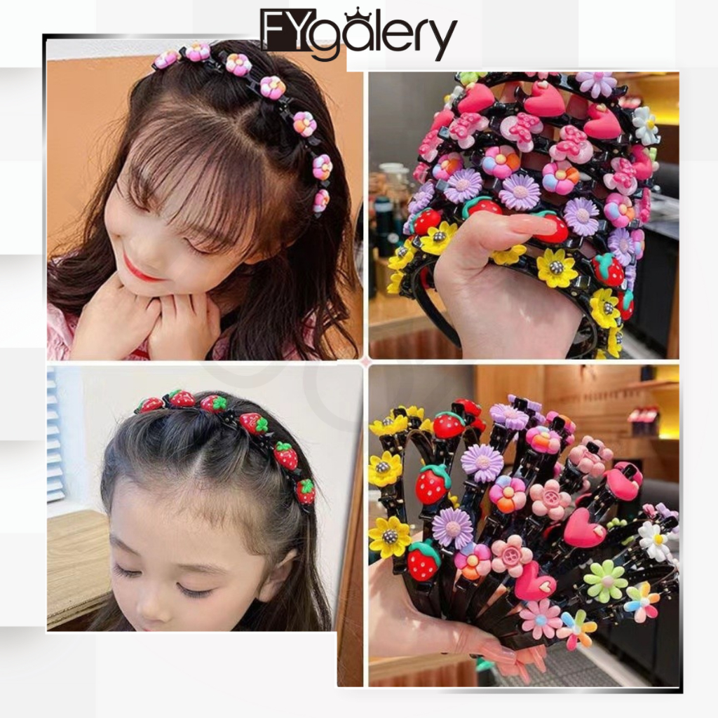 Jual FYGALERY ACC198 Bandana Rambut Desain Bunga Alpukat Gaya Untuk ...