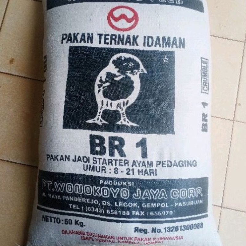 Jual pakan ayam pedaging BR1 (1KG) | Shopee Indonesia