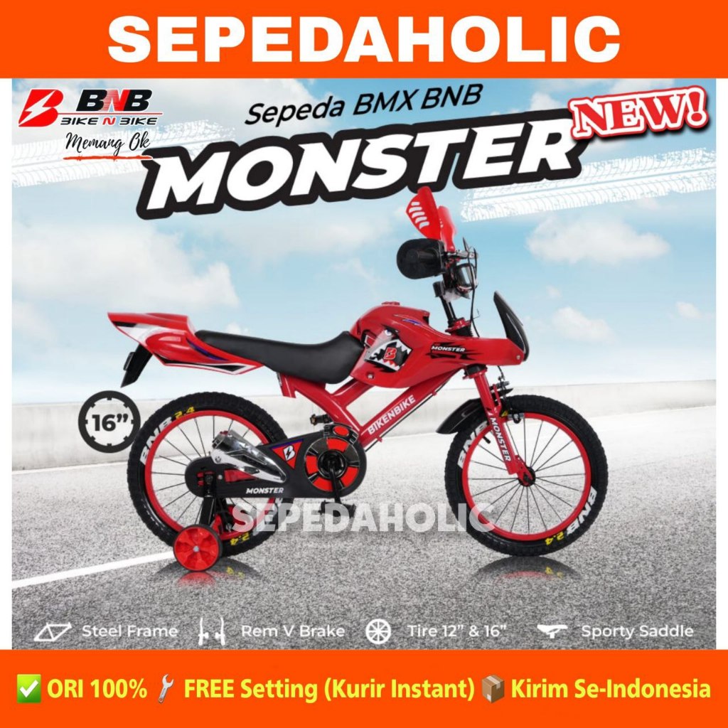 Jual Sepeda Anak Laki BMX BNB TRAIL MONSTER / FURIOUS / BULL / ATLANTIS ...
