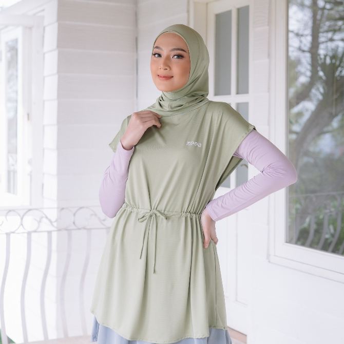 Jual Zeea Outer Sport Hijab Hayfa P Raihana Panjang Sport Athesthetic ...