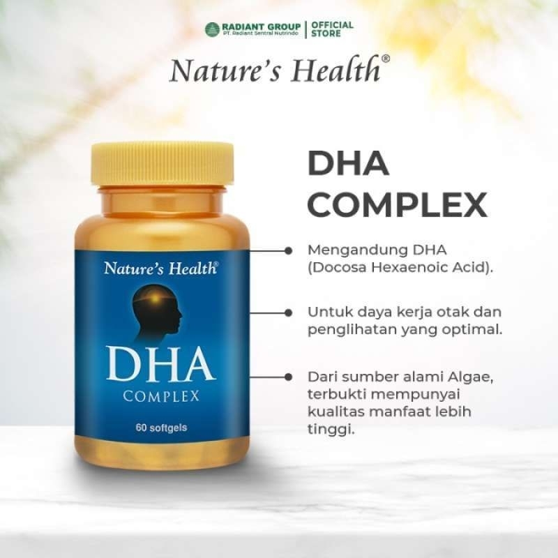 Jual [Vitamin Daya Ingat dan Konsentrasi] Nature's Health DHA Complex ...