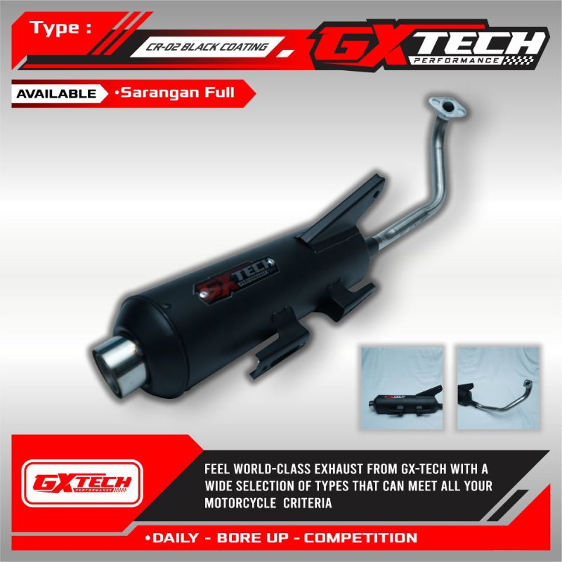 Jual Knalpot Standar Racing Beat karbu/Beat fi/esp/Genio/Beat Street GX ...