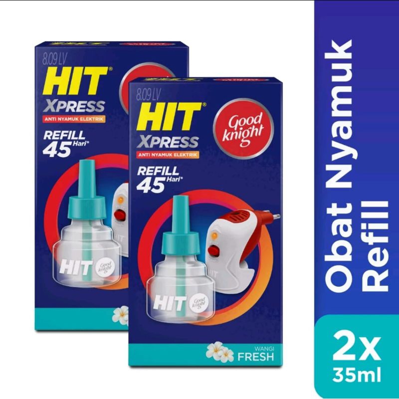 Jual Hit goodknight nonstop Refill 1paket isi 2pc (obat nyamuk elektrik ...