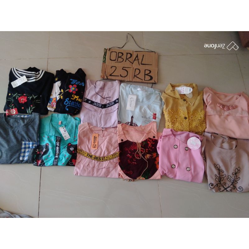 Jual baju obralan 25 rban ukuran anak SD kelas 6 sampai dewasa | Shopee ...