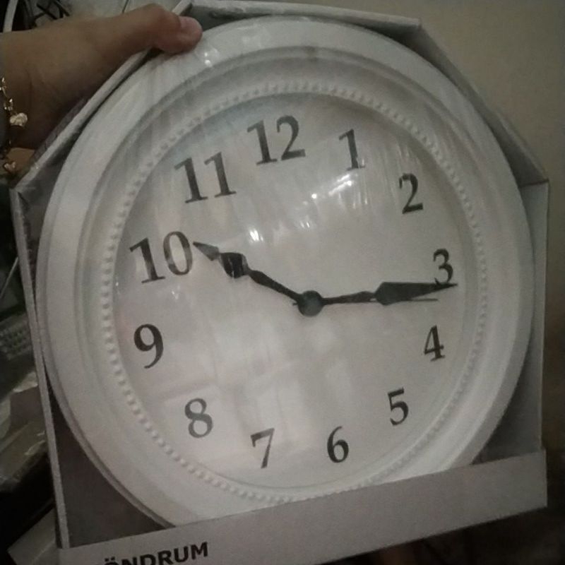 Jual IKEA SONDRUM jam dinding besar 35cm tidak berisik wallclock TC ...
