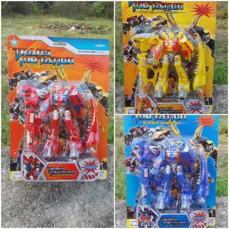 Jual MAINAN ROBOT TRANSFORMER-TRANS MUTATION BISA MENJADI DINOSAURUS ST ...