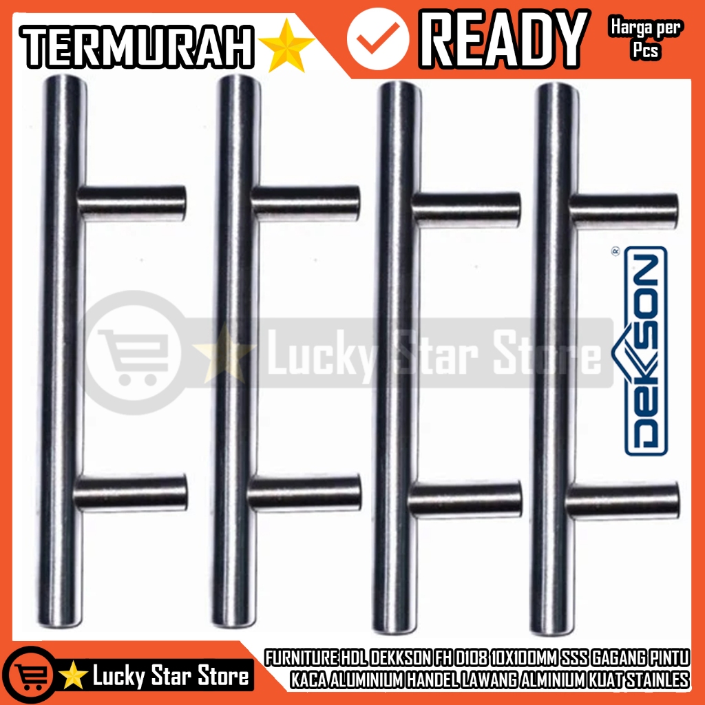 Jual Gerendel Almunium Kaca Furniture Hdl Dekkson Fh D108 10x100mm Gagang Pintu Kaca Aluminium ...