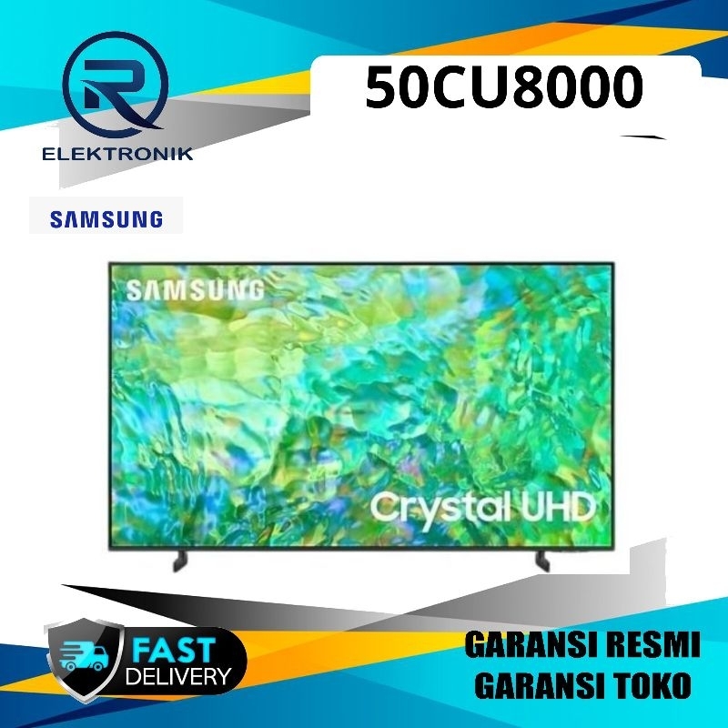 Jual SMART TV SAMSUNG 50CU8000 50 INCH CRYSTAL UHD 4K 50CU8000 | Shopee ...