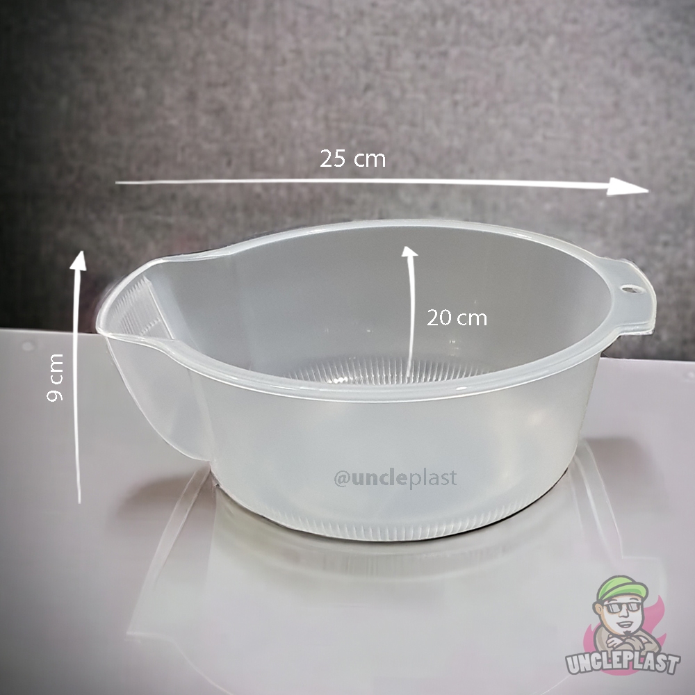 Jual Saringan Beras Wadah Cuci Beras Transparan Tirisan Cuci Beras Food ...