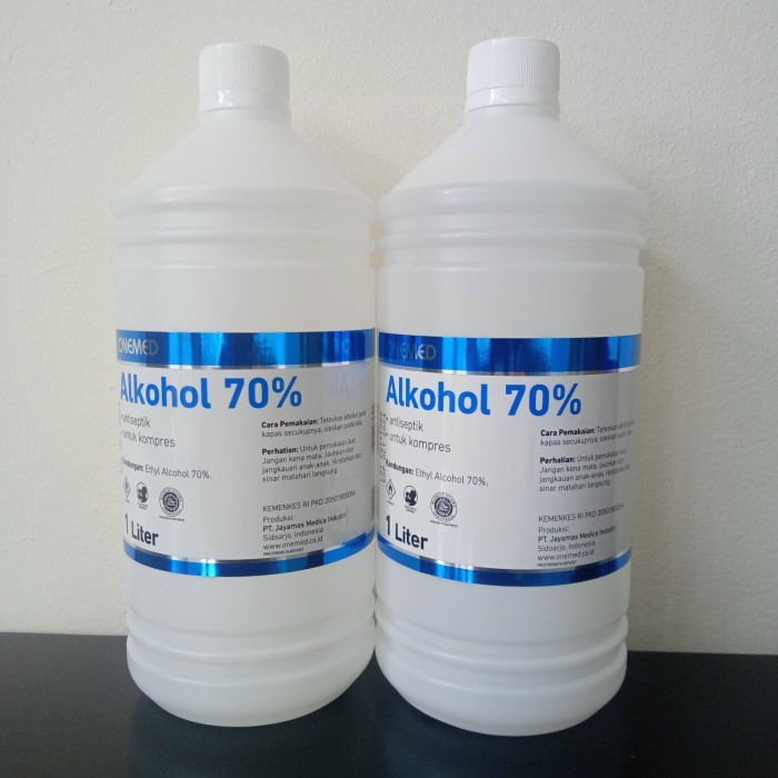 Jual Antiseptik & Disinfektan Alkohol 70% OneMed 1000 mL 1 liter ...