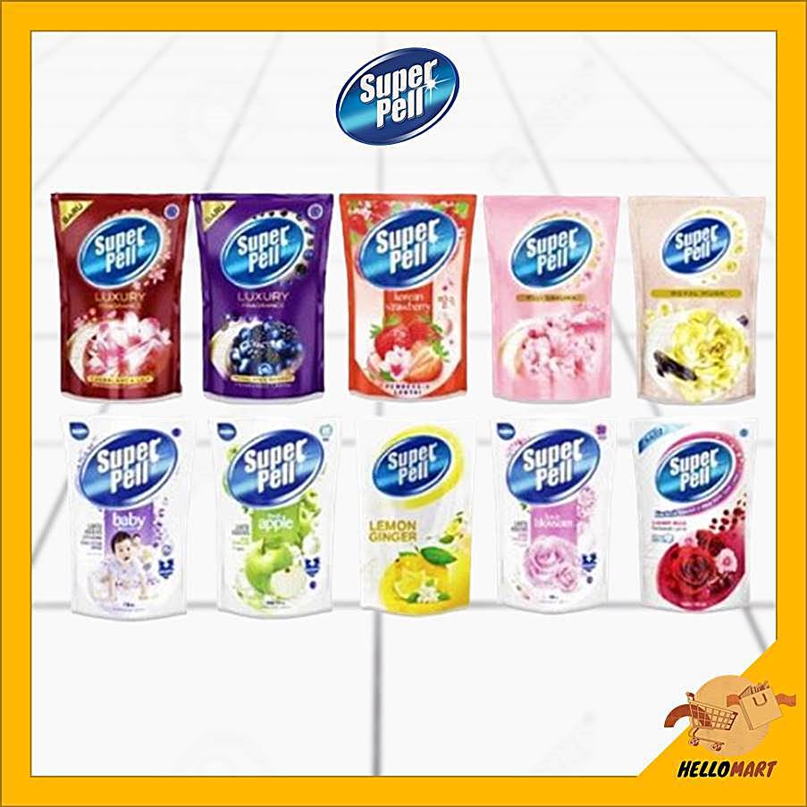 Jual ORIGINAL Super Pell Refill Pouch 770ml / Superpell Pembersih Lantai / HELLOMARTID | Shopee ...