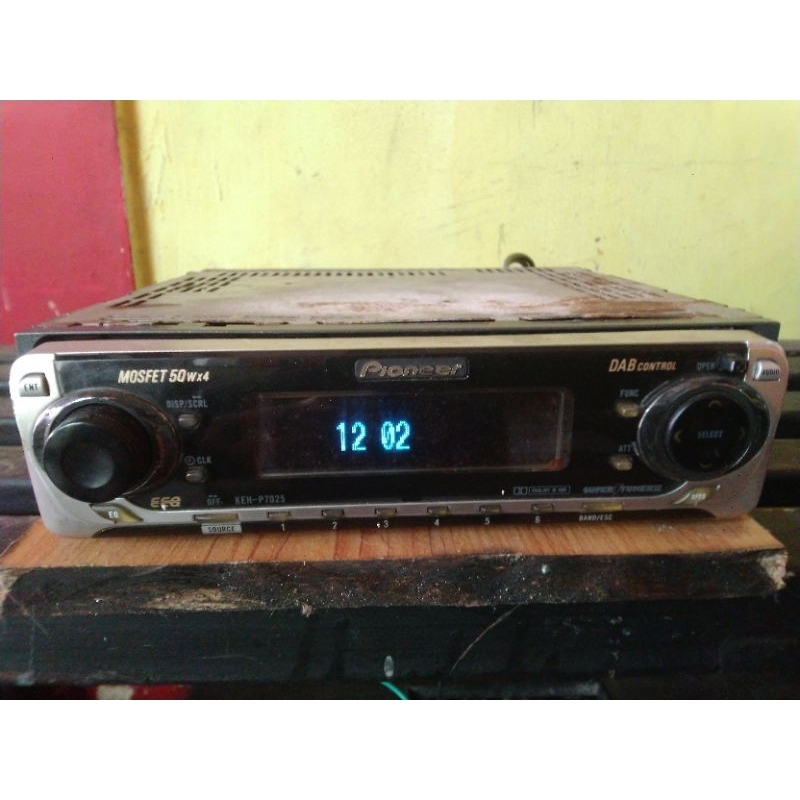 Jual Tip mobil head unit single din merk pioneer KEH-P7025 | Shopee ...