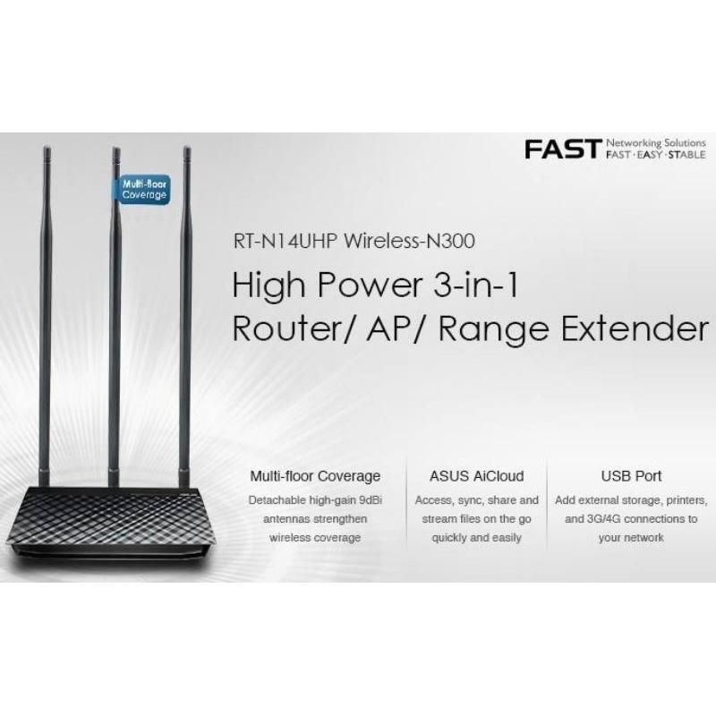 Jual Modem Router Asus RT-N14UHP | Shopee Indonesia